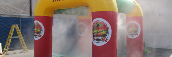 Custom Inflatable Misting Tent, Misting Tents, Inflatable Misting Stations