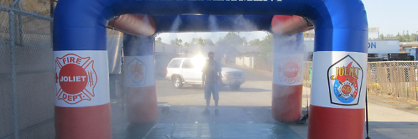 Custom Inflatable Misting Tent, Misting Tents, Inflatable Misting Stations