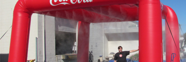 Custom Inflatable Misting Tent, Misting Tents, Inflatable Misting Stations