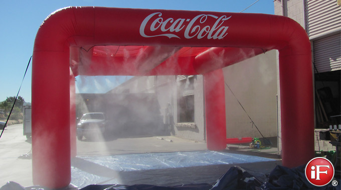 Custom Inflatable Misting Tent, Misting Tents, Inflatable Misting Stations