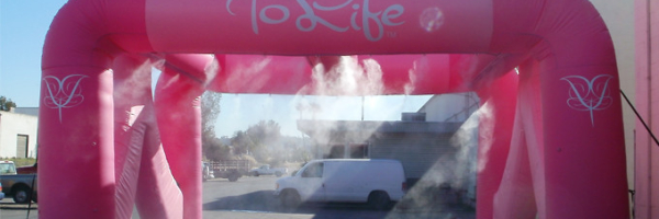 Custom Inflatable Misting Tent, Misting Tents, Inflatable Misting Stations